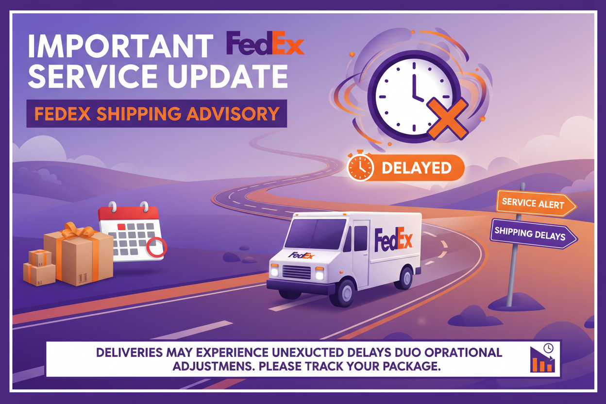 FedEx Processing Delays at California Hub – BackfireBoardsUSA