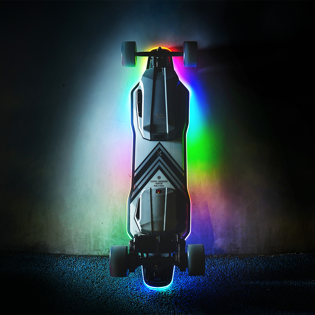 Backfire Zealot X2 Gear Drive Electric Skateboard with Major V3 Remote ...
