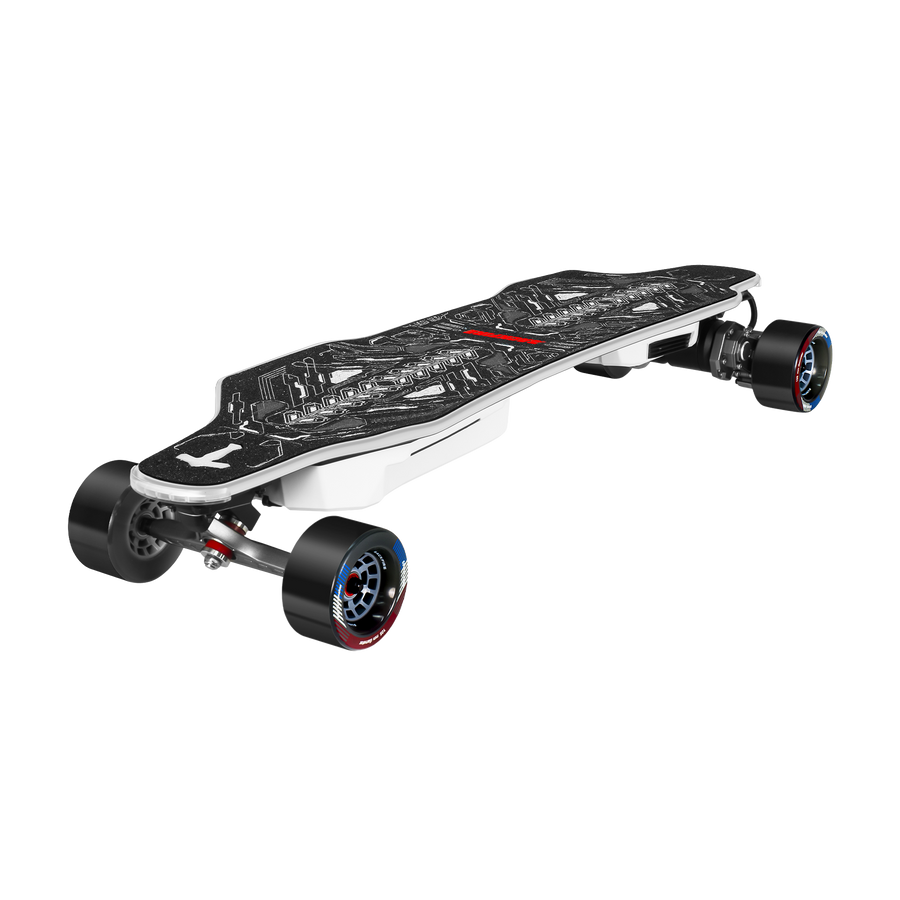 Backfire Zealot X2 Gear Drive Electric Skateboard with Major V3 Remote ...